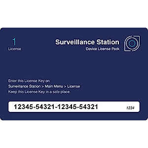 Synology IP Camera License Pack for 1 (CLP1)