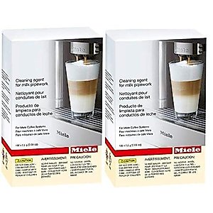 Miele 10182210 Milk Cleaning Agent for Whole Bean Coffee Systems - Pack of 2