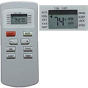 Replacement for Soleus Air SoleusAir Air Conditioner Remote Control YX1FF YX1F Works for GH-PAC-10E5