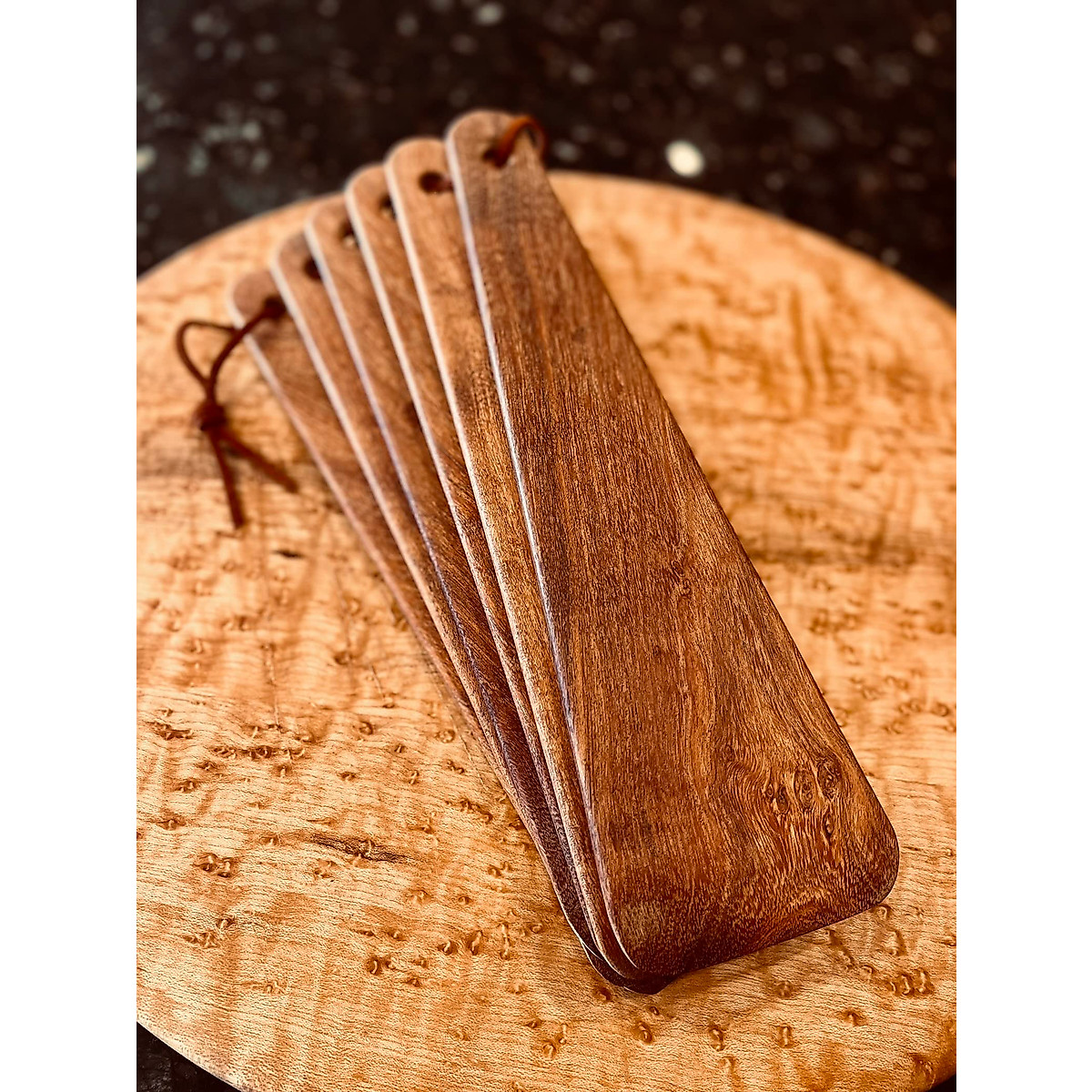 COWBOY SPATULA Mesquite Wood - Handmade in Texas, Made in USA, Perfect for cast iron cookware, steel cookware, nonstick cookware, Personalize it with a Monogram or Engraving!