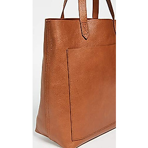 Madewell Women's Medium Transport Tote, English Saddle, Tan, Brown, One Size