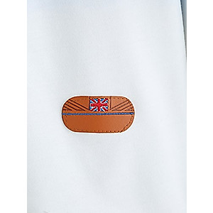 SweatyRocks Women's Long Sleeve Hoodie Sweatshirt Colorblock Tie Dye Print Tops Blue Ombre Small