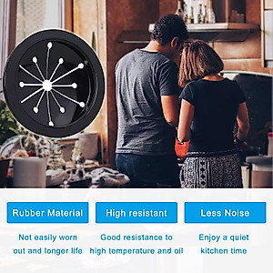 3 Packs Garbage Disposal Splash Guard Sink Baffle, 3-1/8 Inch Food Waste Disposer Accessories, Suitable for Waste King, Whirlaway and GE Models