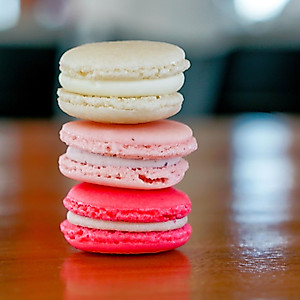 Pink Macarons Assortment - Baby Shower Macaroons - It's a Girl - French Cookies Set - Gluten-Free - Handmade by French Chefs - Assorted Pink Theme Macaron (48 Macarons)