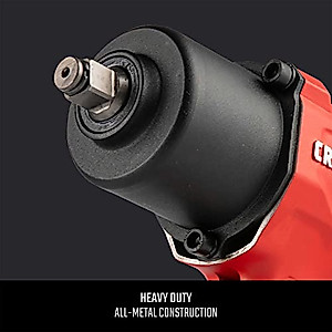 Craftsman CMXPTSG1004NB ½-in 400 ft-lbs Air Impact Wrench, Red and Black