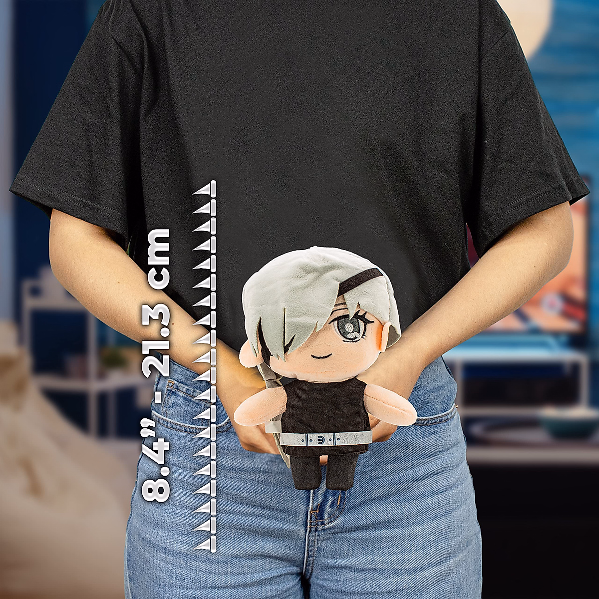 NINJAMO Chainsaw Anime Man Super Soft Plush 8" in Quanxi Cute Stuffed Plushie Doll