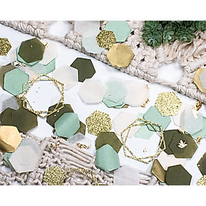 Bridal Shower Decor, Hexagon, Wedding Table Decor, Engagement Party Decor, Baby Shower Decorations