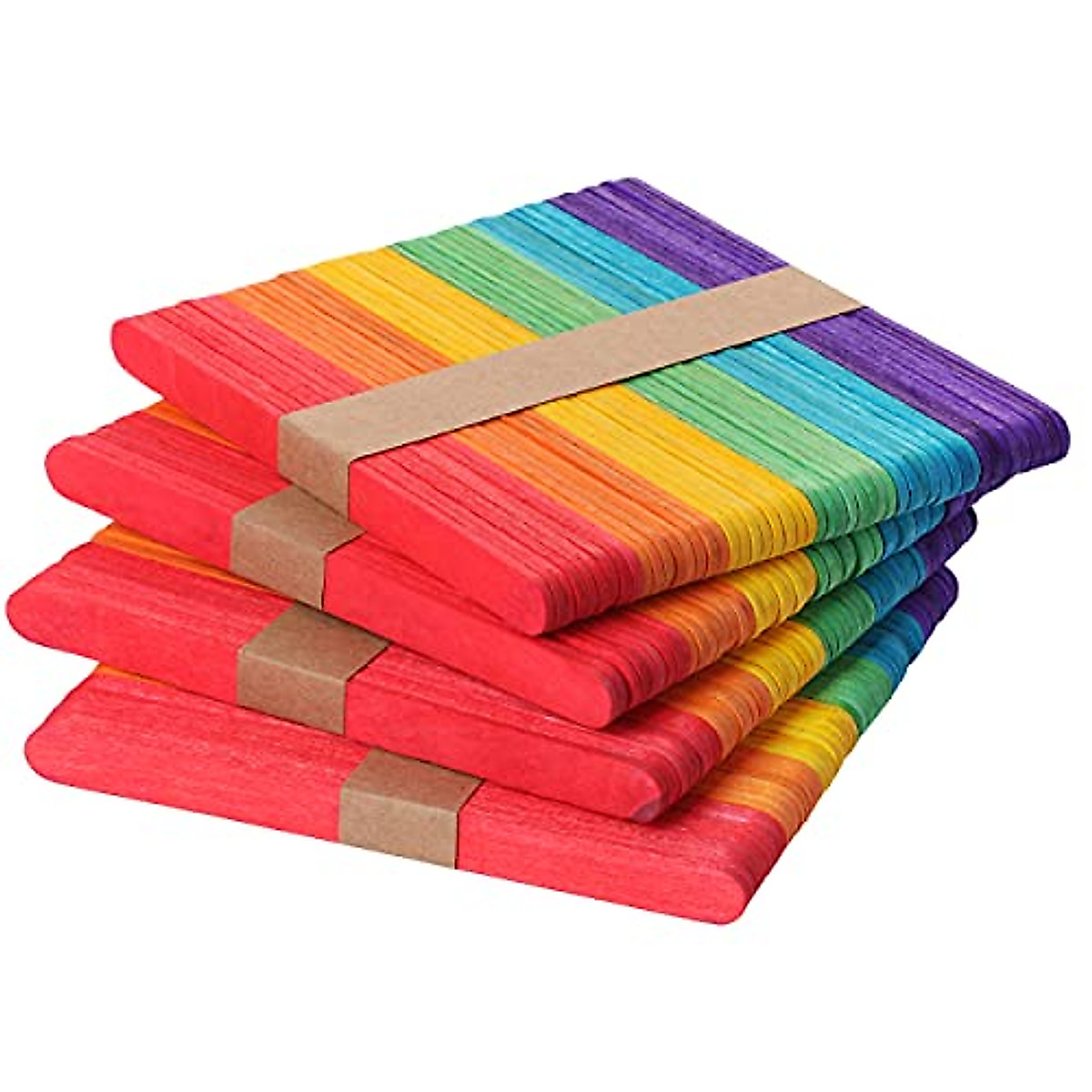 Mr. Pen Colored Popsicle Sticks - 200 Vibrant Craft Sticks for Kids