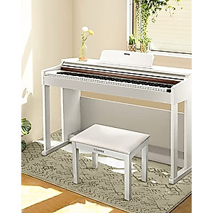 Donner DDP-100 Digital Piano White with Piano Bench