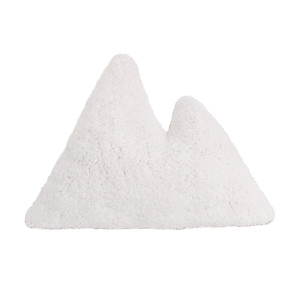 Little Love by NoJo – Mountain Shaped Decorative Pillow, Embroidery, Decorative Nursery Pillow, Playroom Décor, Cute Throw Pillows, Black on White