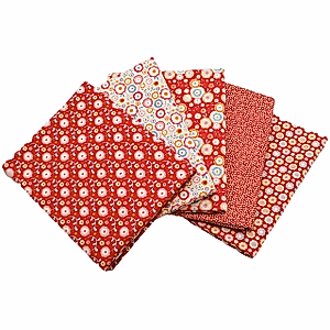 iNee Candy Bloom Fat Quarters Fabric Bundles, Quilting Sewing Precut Cotton Fabric, 18 x 22 inches, Candy Bloom