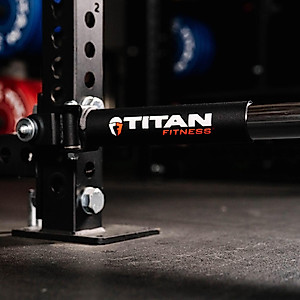 Titan Fitness Rack Mounted Landmine Attachment, Compatible with T2, T3, X3, Titan Series Power Racks, Includes Hole Mount Adapters, Fit 2" Olympic Bars