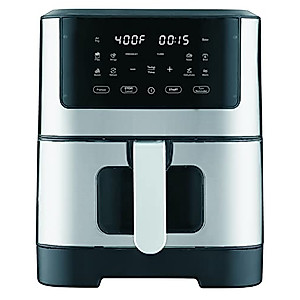 Frigidaire EAF601-BLACK 6L Easy-to-Use Digital Air Fryer, 8.2qt, Black