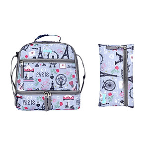 seastig Kids Lunch Bag Cooler Insulated Lunch Box Bento Bags Durable Water-Resistant Reusable Lunch Tote Bag for Boys Girls