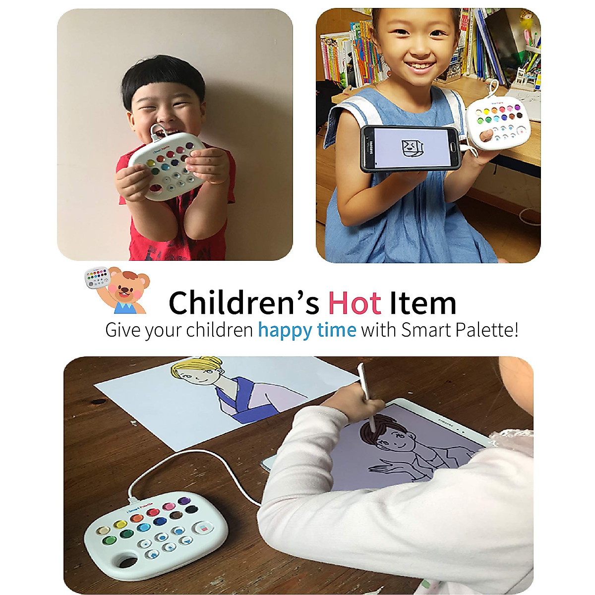 [Apptoys Smart Palette (Android)] - Stem Toys l Arts and Crafts for Kids | Learning Games for Kids | Kid Art Supplies | Coloring Supplies | Drawing Supplies | Painting Crafts | Gifts for Kids