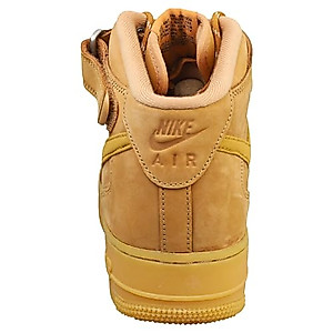 Nike mens Air Force 1 Mid '07 Shoes, Flax/Wheat-gum Light Brown, 13