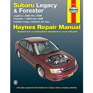 Subaru Legacy (00-09) & Forester (00-08) Haynes Repair Manual (USA) (Paperback)