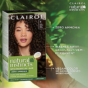 Clairol Natural Instincts Demi-Permanent Hair Dye, 5G Medium Golden Brown Hair Color, Pack of 1