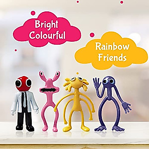 VICTORA Rainbow Friends Toys 4.5 Inches Action Figures Toys, Birthday Gifts for Kids Toy Set For Gaming