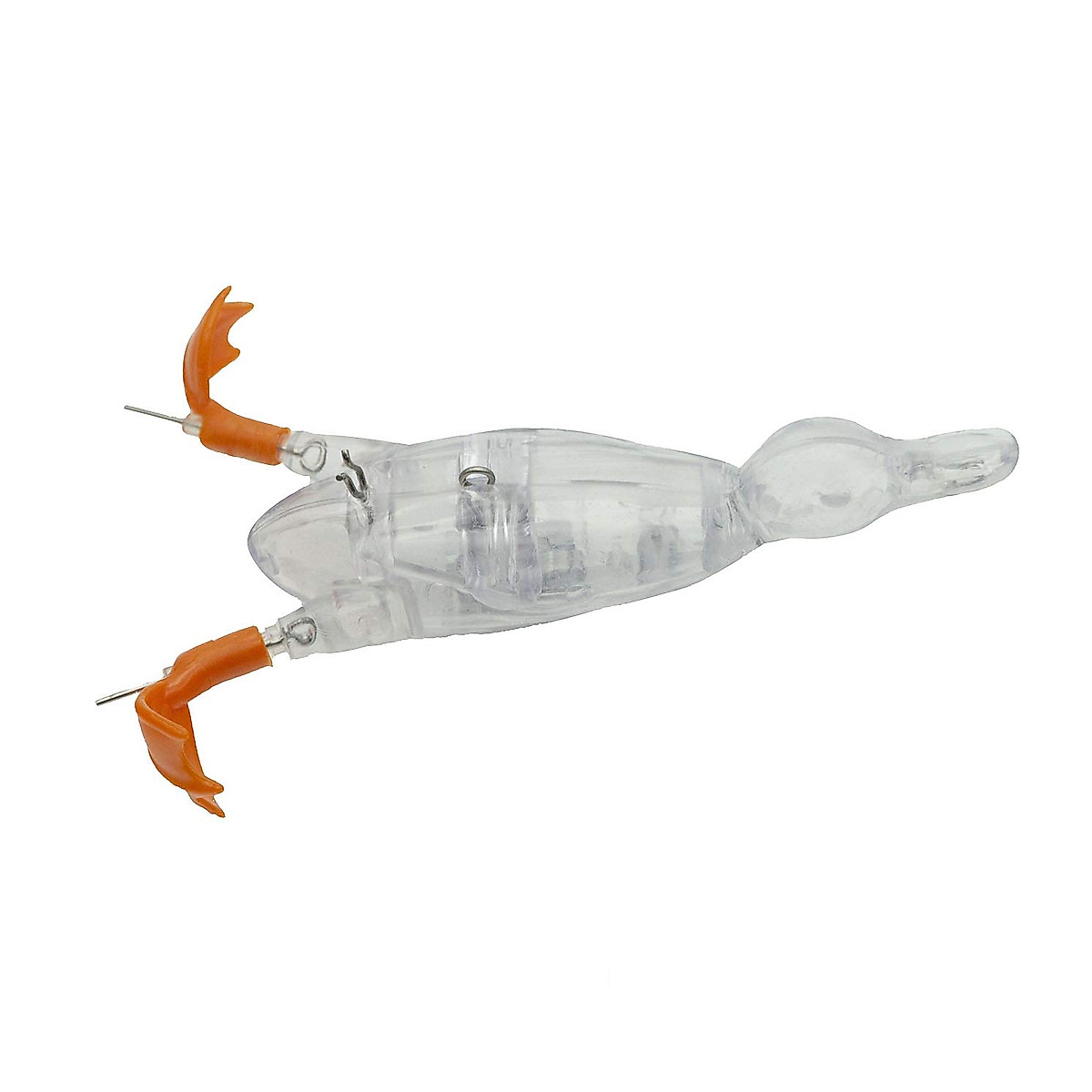 Duck Bait 5PCS Blank Unpainted top Water Fishing Lures Clear Hard Duck 1#