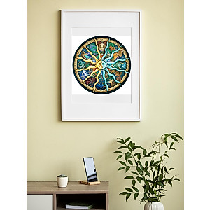 Zodiac Horoscope Puzzles for Adults 1000 Pieces Challenging Puzzle Perfect for Game Nights 1000 Piece Jigsaw Puzzles for Kids, Family, Friends and Lovers, Finished Size 26.7" x 26.7"