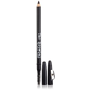 The BrowGal Skinny Eyebrow Pencil, Black, 0.04 Oz