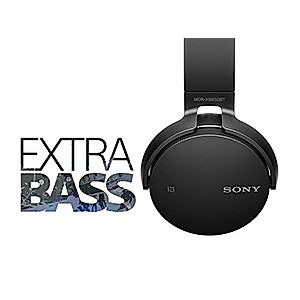 Sony MDRXB650BT/B Extra Bass Bluetooth Headphones, Black