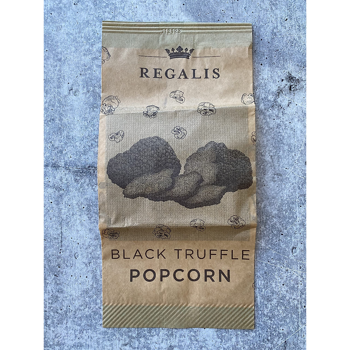 Regalis Microwavable Black Truffle Popcorn, Non-GMO Kernels, Real Black European Truffle, 3 Bags