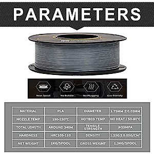 R3D PLA 3D Printer Filament,PLA Filament 1.75mm 1KG Spool (2.2lbs) Dimensional Accuracy +/- 0.03mm Fit Most FDM Printer(Fluorescent Green)