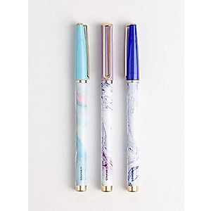 The Catalina Porous Tip Pen, Marble Swirl, 3 Count