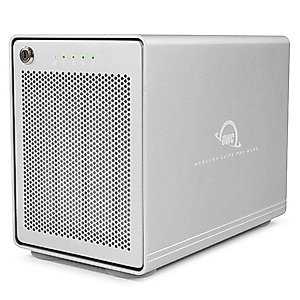 OWC Mercury Elite Pro Quad RAID 5 Four-Bay External Storage Enclosure, Includes SoftRAID XT