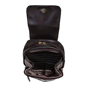 Scully Women's Poppi Leather Mini Backpack Chocolate One Size