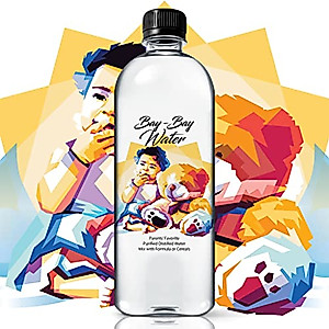 Bay Bay Water - Purified Distilled Water for Babies - 16.9 oz. - Use for Everyday Drinking, Infant Formula, Milk, and Baby Cereal - BPA Free - No Fluoride, Phosphate - Prevent Mineral Overload (16.9 Fl Oz (Pack of 12))