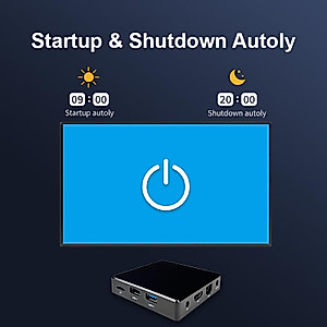 Lunzn Adertising Media Player Box Commercial Display Mate Remote Publish Menu AD 2+16G Digital Signage Box (YM06 / 2+16G)