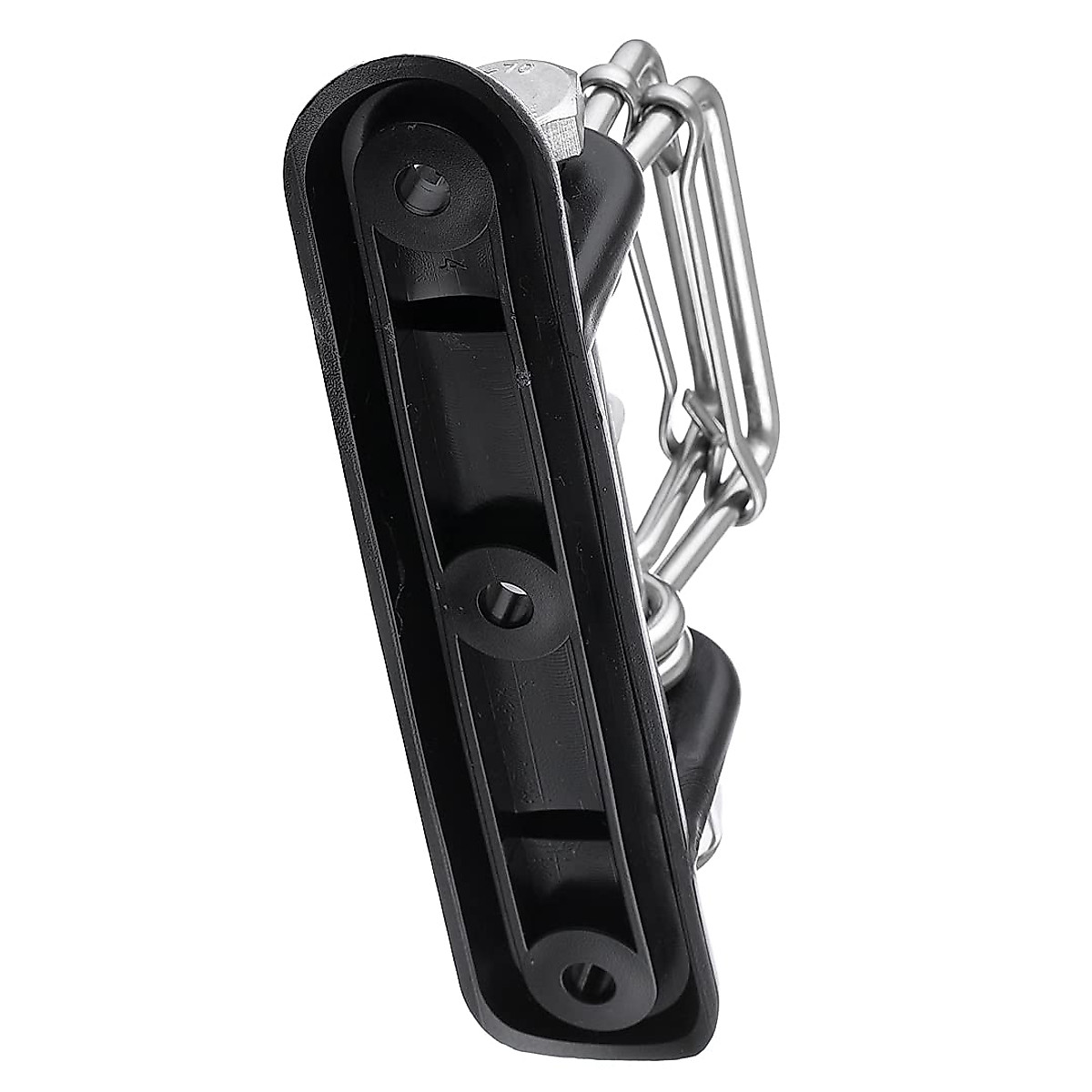 QMARK 2 Pack Electric Fence Corner Insulator, End Insulator with Buckles for Polytape up to 1.7 Inch (45 mm), Wood Post Tape Connector (2 Buckles)