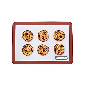 Silicone Baking mat, Half Sheet, 16.5" x 11" Reusable Liner, Non-Stick, Professional Grade
