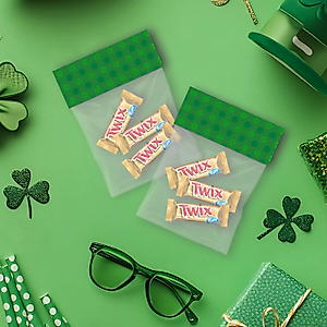 TWIX Fun Size Milk Chocolate Caramel St Patricks Day Candy Bars, 18.28 Oz Jumbo Bulk Candy Bag