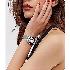 Zedoli No Gap Metal Bands Compatible with Samsung Galaxy Watch 6 band/Watch 5/Galaxy Watch 4 Band 40mm 44mm/Galaxy Watch 5 Pro Band 45mm/Watch 4 Classic Band/Watch 6 Classic Band 43mm 47mm Men Women