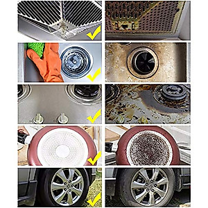 [3 Pack Set] Auto Detailing Drill Brush Set, Wheel Cleaner Brush, Car Cleaner Wash Brush Supplies Kit Fit Tire, Car Mats, Floor Mat, Bathroom and Auto Power Scrubber Brush Cleaning Sets