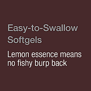 Nature's Way NutraSea HP Omega-3 Fish Oil 1500mg EPA + 500mg DHA Zesty Lemon Flavored 120 Softgels