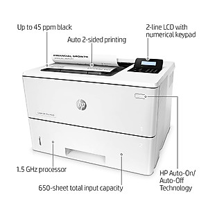 HP LaserJet Pro M501dn Printer(Certified Refurbished)