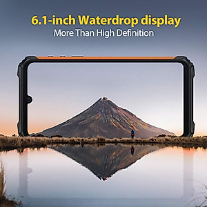 Ulefone Armor 8 Rugged Cell Phones Unlocked, Waterproof Phone 4GB RAM 64GB ROM 256GB Expansion, 16MP+5MP+2MP Camera, Android 11 Octa-core, 6.1 inch Display, NFC, OTG, GPS, 5G WiFi, Global Version, Red