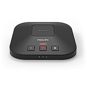 Philips SpeechOne Wireless Dictation Headset with Docking Station, Status Light and Remote Control