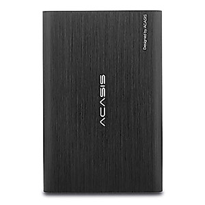 ACASIS 2.5" 160GB Portable External Hard Drive USB3.0 Hard Disk Storage Devices for PC,Laptop,(Black)
