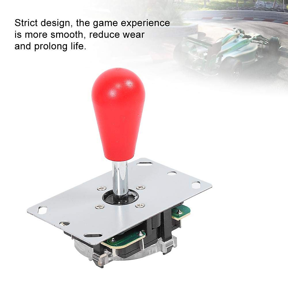 Classic Arcade Game DIY Parts, DIY Arcade Game 2xJoystick Set, USB Computer Chip Control Panel, 20xGamepad Button with Light Multiple Colour Kits for PS3/PC