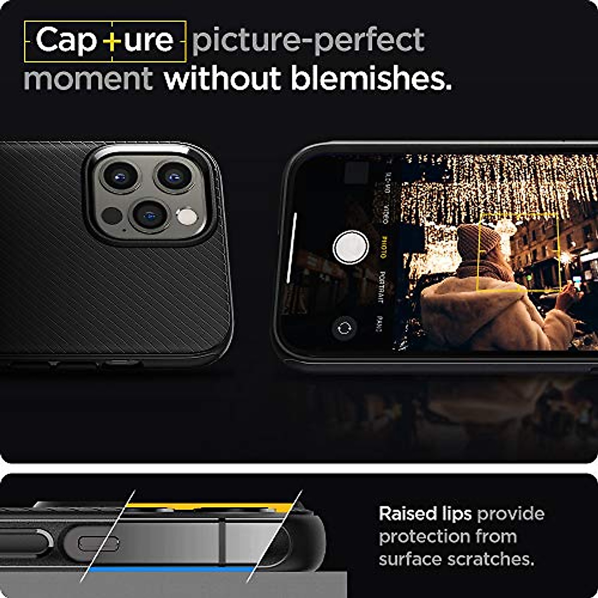 Spigen Mag Armor (MagFit) Compatible with MagSafe Designed for iPhone 12 Pro Max Case (2020) - Matte Black