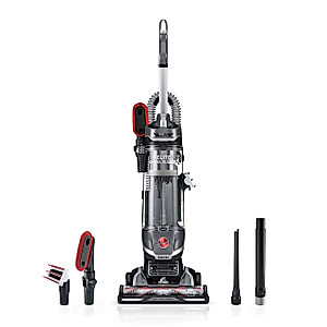 Hoover MAXLife Elite Swivel XL Pet Vacuum Cleaner with HEPA Media Filtration, Bagless Multi-Surface Upright for Carpets and Hard Floors, UH75250, Grey, 16 lbs