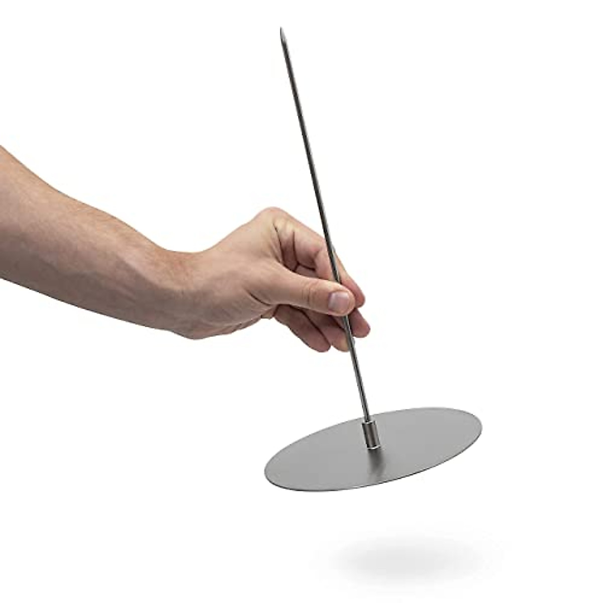 Kütral Vertical Skewer, Shawarma stand (9- and 12-Inches spike) Brazilian Skewer for Tacos Al Pastor,This Vertical Barbeque Grilling Rack Comes with Silicone Basting Brush