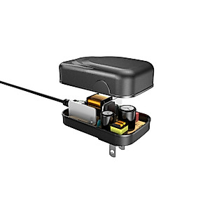 NorthPada Raspberry Pi 3 Model B+ A+ Plus Power Supply Charger AC Adapter Cord 5V 3A PSU Micro USB 5 Feet with Power On/Off Switch, with a USB C Adapter for Raspberry Pi 4 Model B, Pi 400