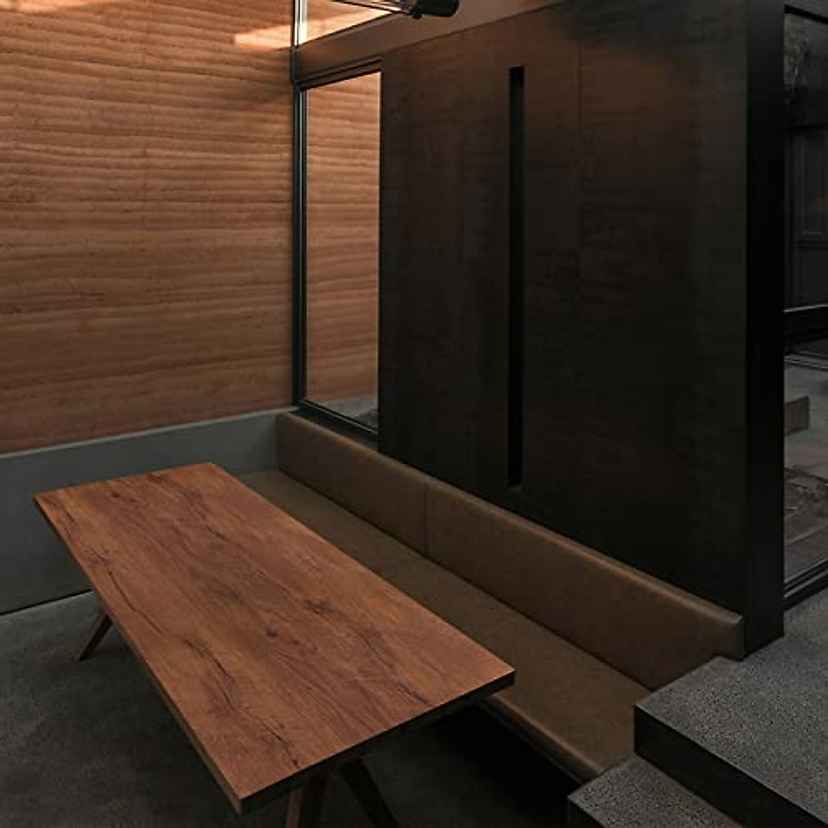 Decoroom Peel and Stick Wood Grain Contact Paper 17.71" X 236" Brown Wooden Look Wallpaper Self-Adhesive